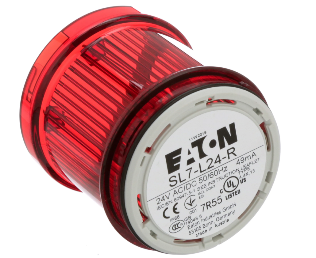 Modulo de luz Continua - Vermelho - (SL7-L24-R); 171463 - EATON - Loja Motion Up