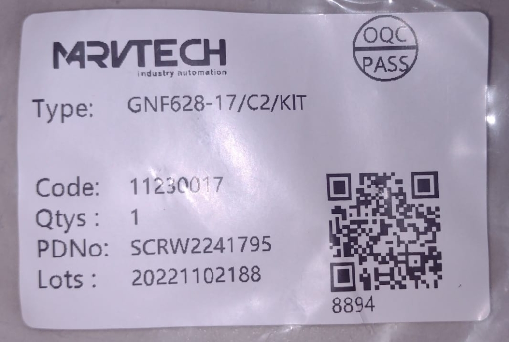 CONECTOR (RETO) M23 6 PINOS – GNF628-17/C2/KIT – MARVTECH – Loja Motion Up